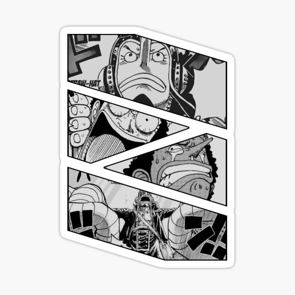 "God Usopp Sniper King Manga Panel Design" Sticker for Sale by ...
