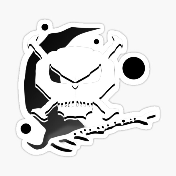 "Ghost Skull" Sticker for Sale by CREATIVITPLUME | Redbubble