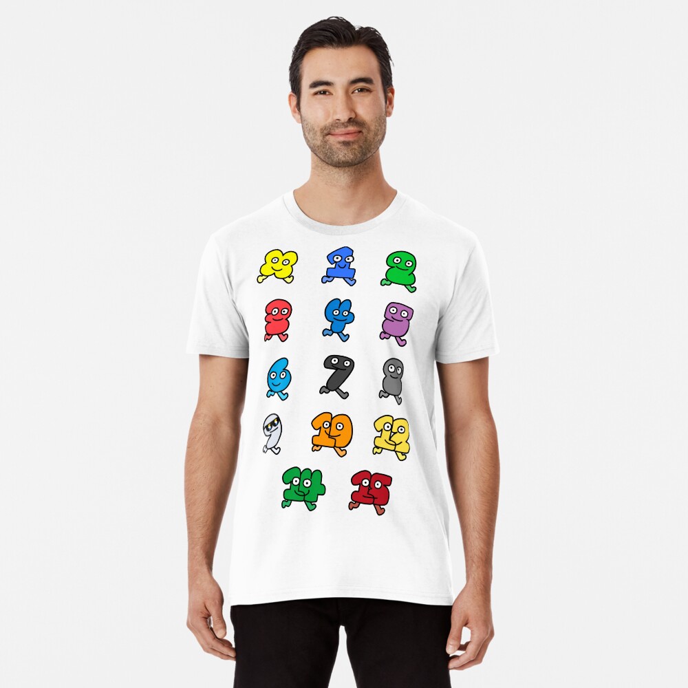 "All Algebralien Pack BFDI (Armless Ver.)" Sticker for Sale by MsBonnie ...