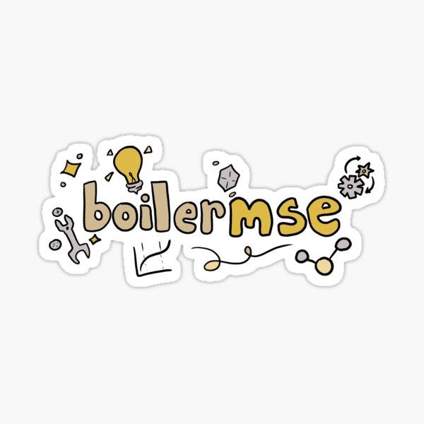 "boiler mse " Sticker for Sale by doodeliday | Redbubble