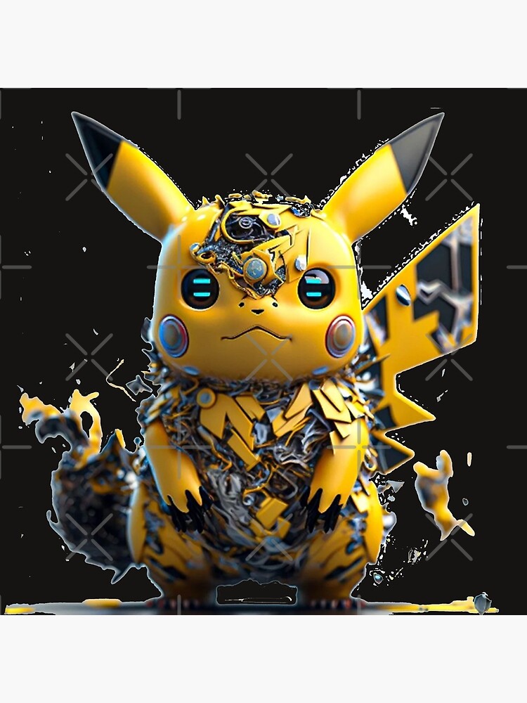 "cyber picachu" Poster for Sale by Nerd Gyn | Redbubble