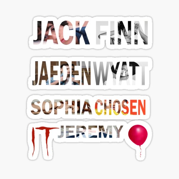 "IT Cast 2017 " Sticker for Sale by charlieart123 | Redbubble