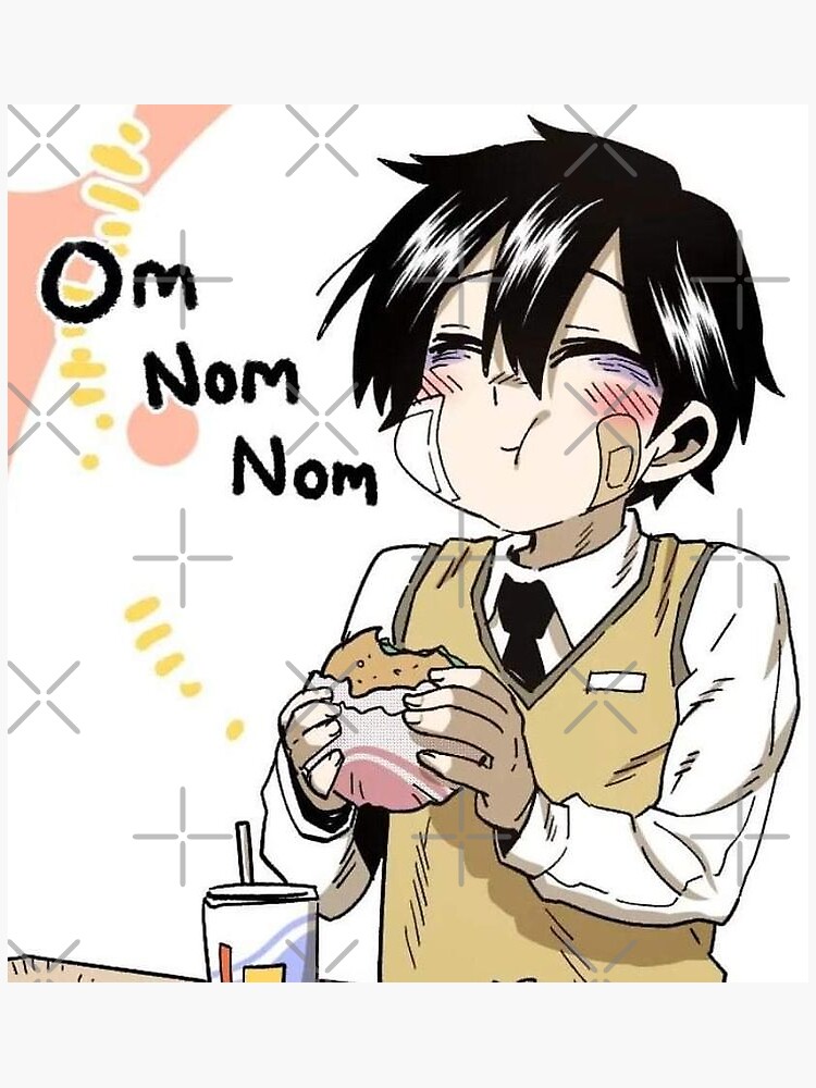 "lee hooni om nom nom" Sticker for Sale by SFoxe | Redbubble