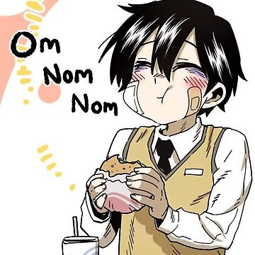"lee hooni om nom nom" Sticker for Sale by SFoxe | Redbubble