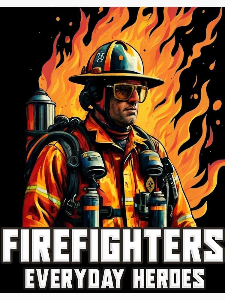 "Firefighters" Sticker for Sale by nihujo | Redbubble