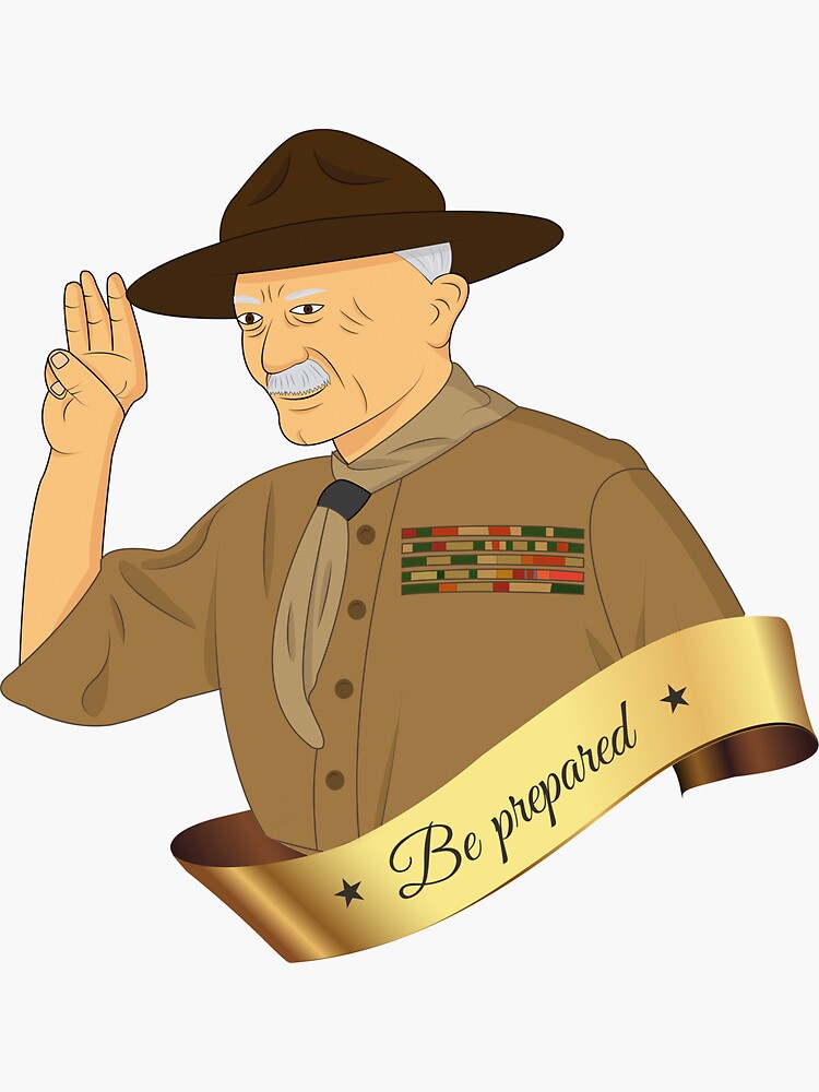 "Robert Baden Powell" Sticker for Sale by celtic2010 | Redbubble