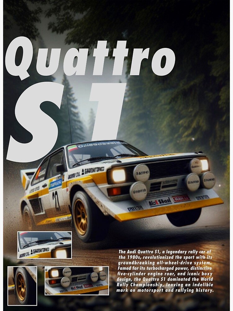 "Rallycar Group B" Poster for Sale by CarPosterHeaven | Redbubble