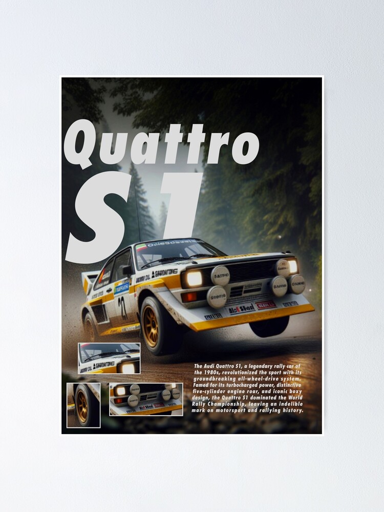 "Rallycar Group B" Poster for Sale by CarPosterHeaven | Redbubble