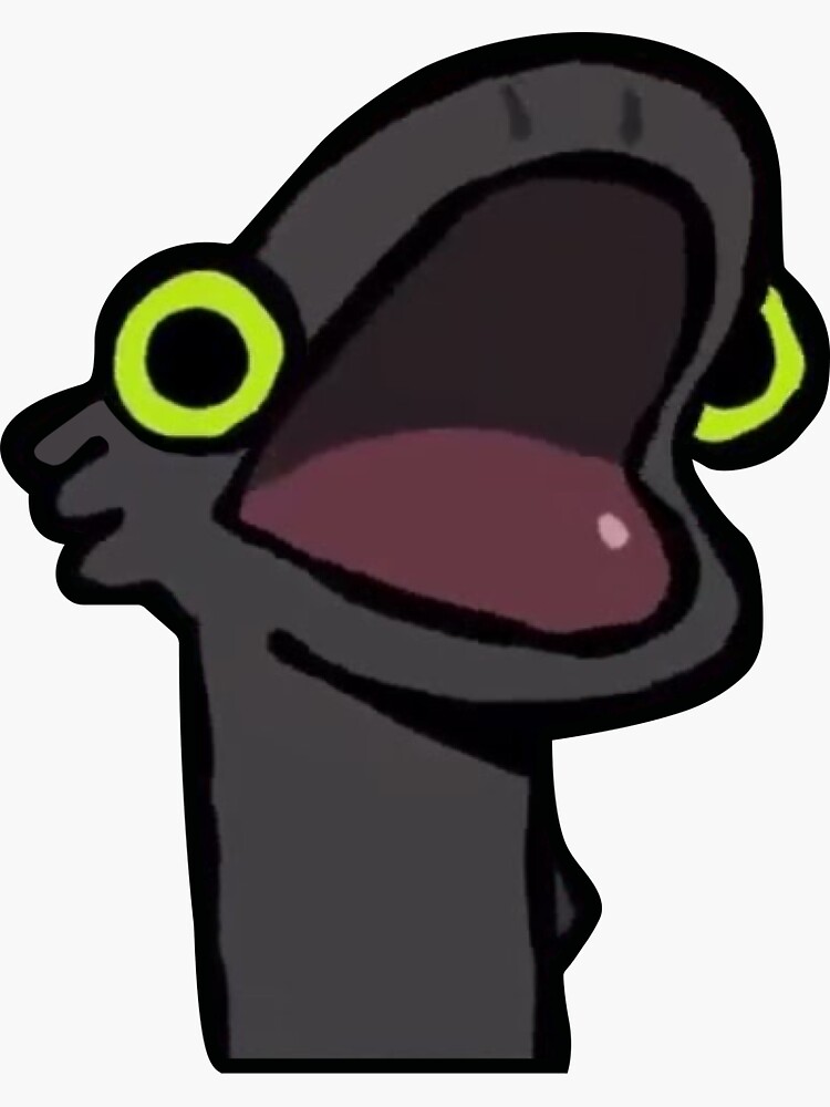 "Dancing Toothless Screaming Meme" Sticker for Sale by ZackSnacks ...