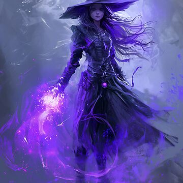 "Dark Magician Girl Casting a Spell artwork illustration" Sticker for ...