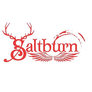 "Saltburn Text Logo" Sticker for Sale by beep design co. | Redbubble