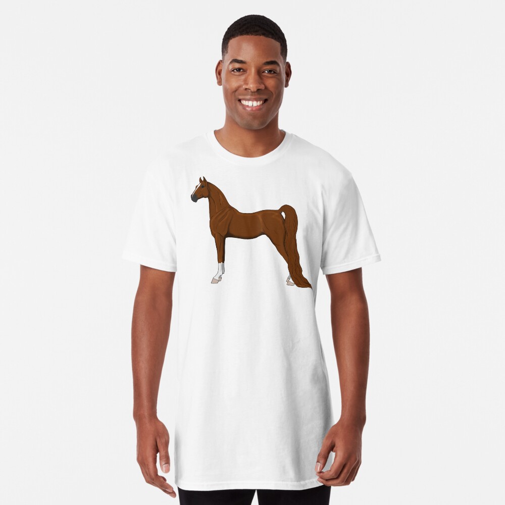 "Chestnut American Saddlebred Horse" Sticker for Sale by DappledMoon ...