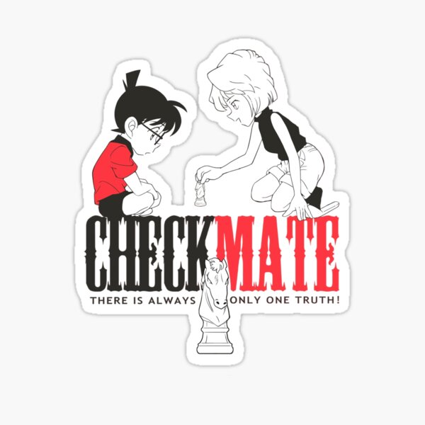 "Conan haibara coai detective conan checkmate" Sticker for Sale by ...