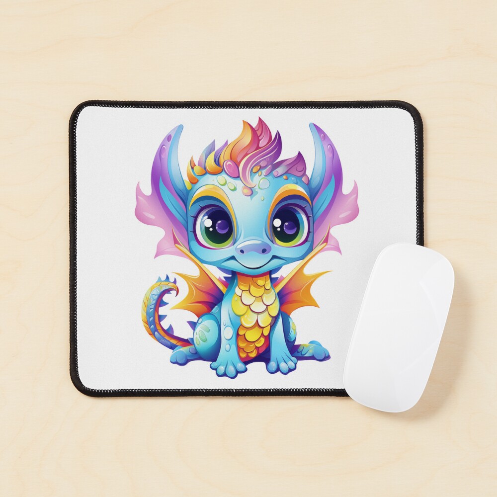 "Cute Mystical Rainbow Dragon" Sticker for Sale by TyGuySupply | Redbubble