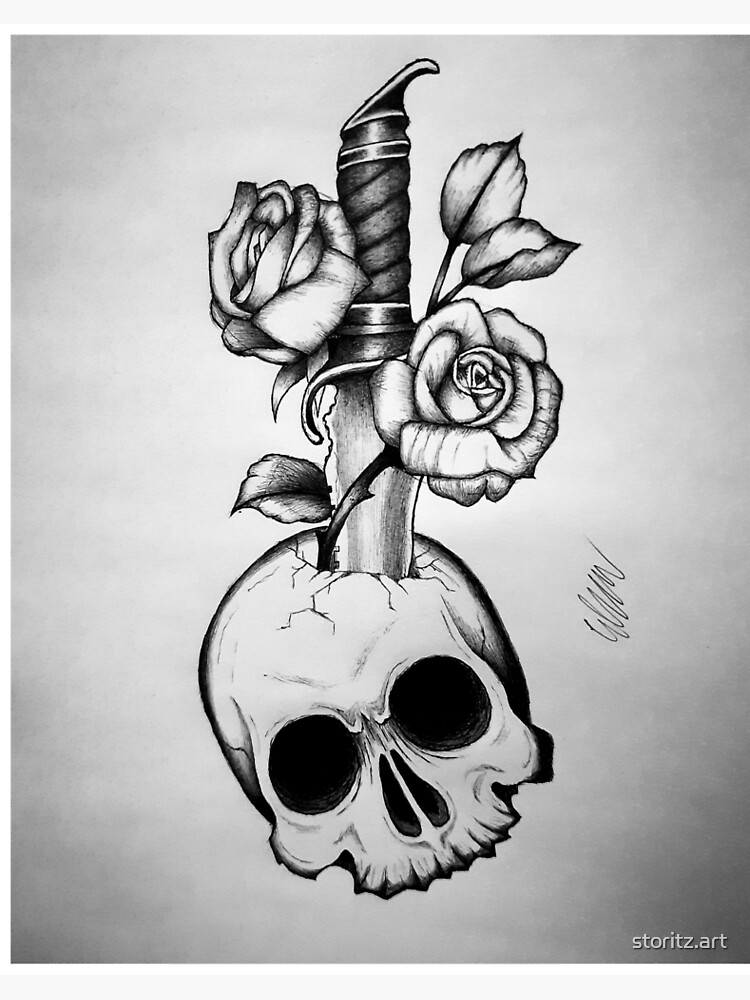 Tattoo Skulls And Roses