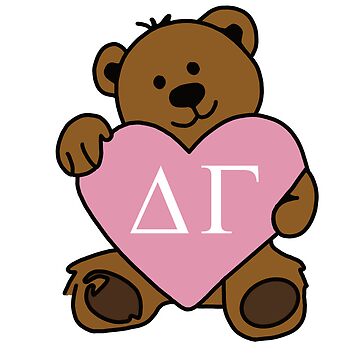 "Delta Gamma Teddy Bear" Sticker for Sale by KatherinesArt3 | Redbubble