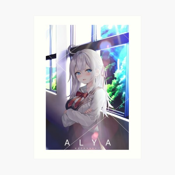 " Alya Sometimes Hides Her Feelings in Russian-Cover image" Art Print ...