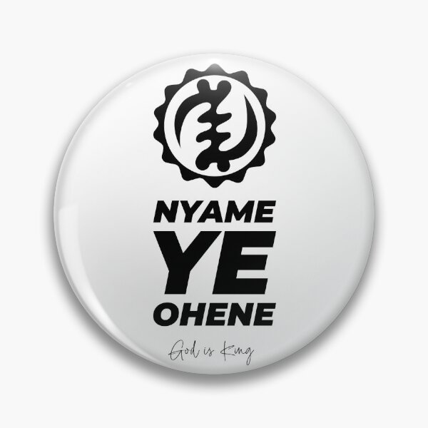 "Adinkra Symbols African traditional writing system Nyame Ye Ohen (God ...