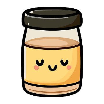 "Cute Honey Jar Daily Sticker" Sticker for Sale by Black Bunny | Redbubble