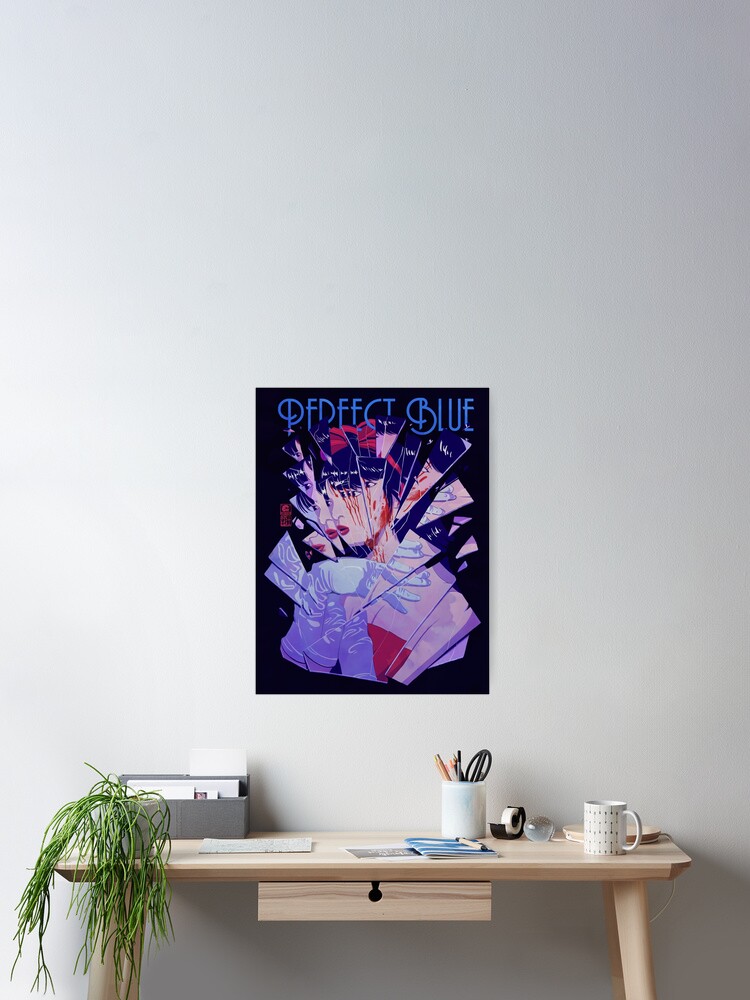 "Perfect Blue Shards" Poster by Louis Picard | Redbubble