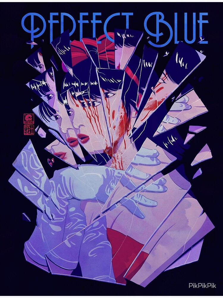 "Perfect Blue Shards" Poster by Louis Picard | Redbubble