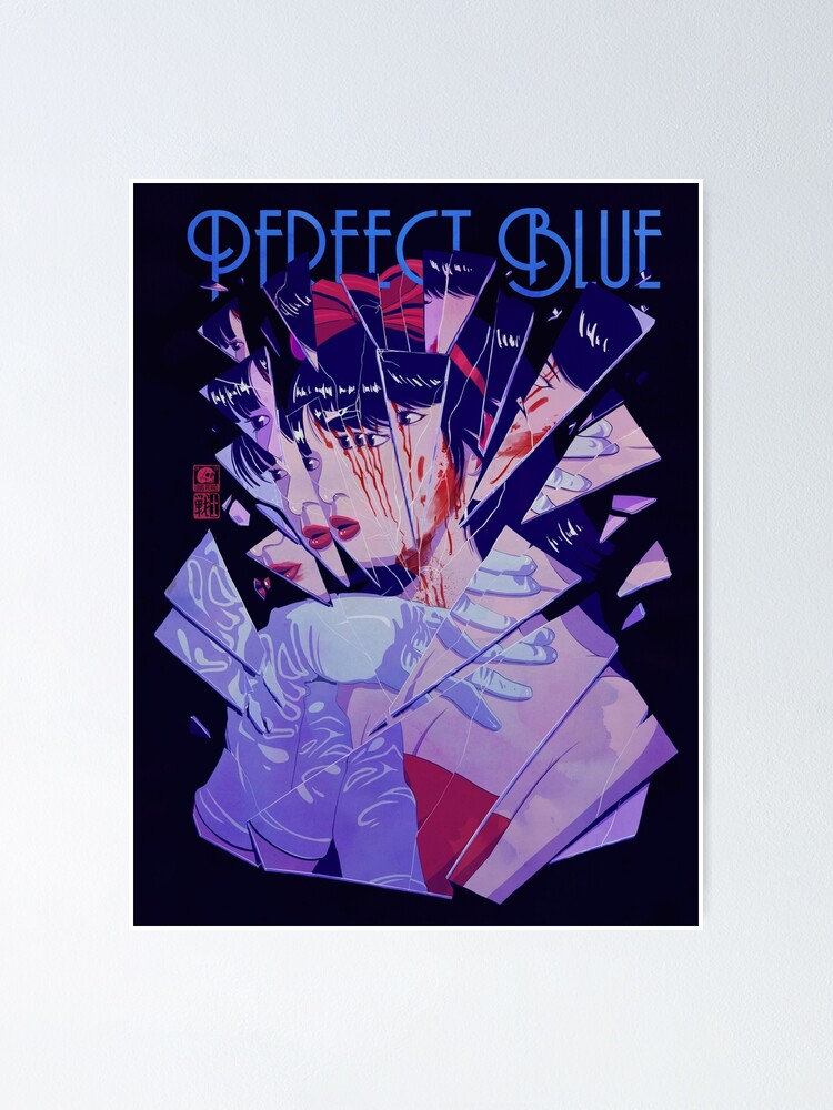 "Perfect Blue Shards" Poster by Louis Picard | Redbubble
