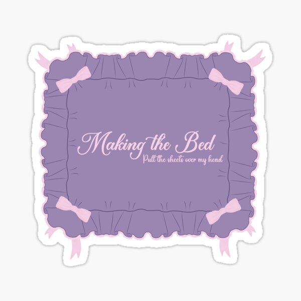 "Making the Bed" Sticker for Sale by coquettecat | Redbubble