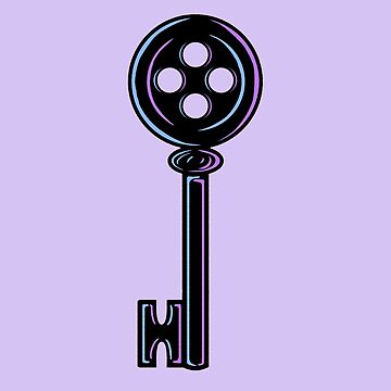 "Coraline key" Sticker for Sale by raplucart | Redbubble