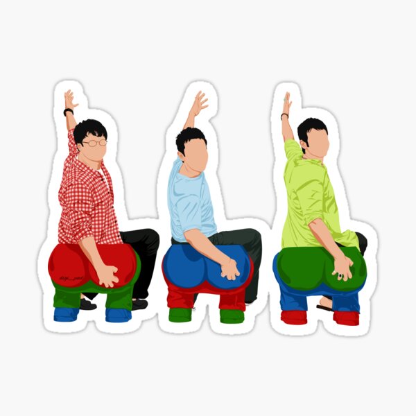 "3 Idiots" Sticker for Sale by AyushkaAgarwal | Redbubble