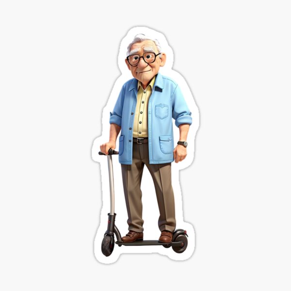 "mobility scooter" Sticker for Sale by swiftbinaries | Redbubble