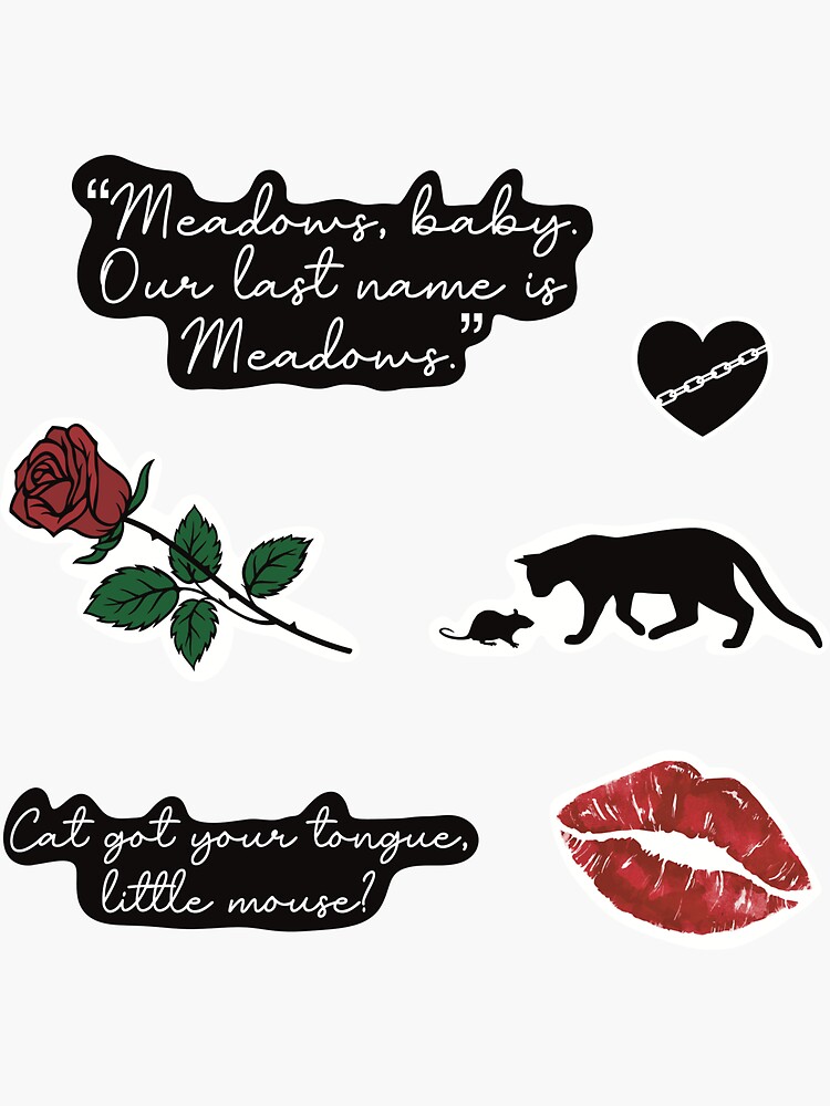 "Haunting / Hunting Adeline Zade Meadows sticker pack" Sticker for Sale ...