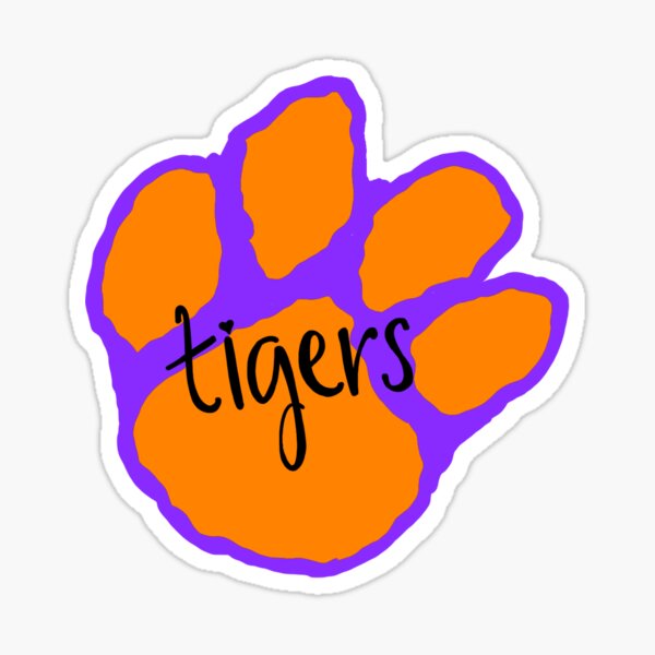"Clemson tigers" Sticker for Sale by leahkmarie | Redbubble