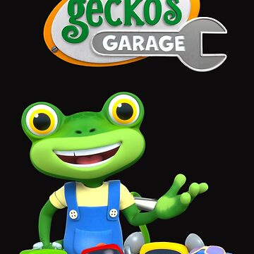 "geckos garage" Sticker for Sale by EcoInkSpace | Redbubble