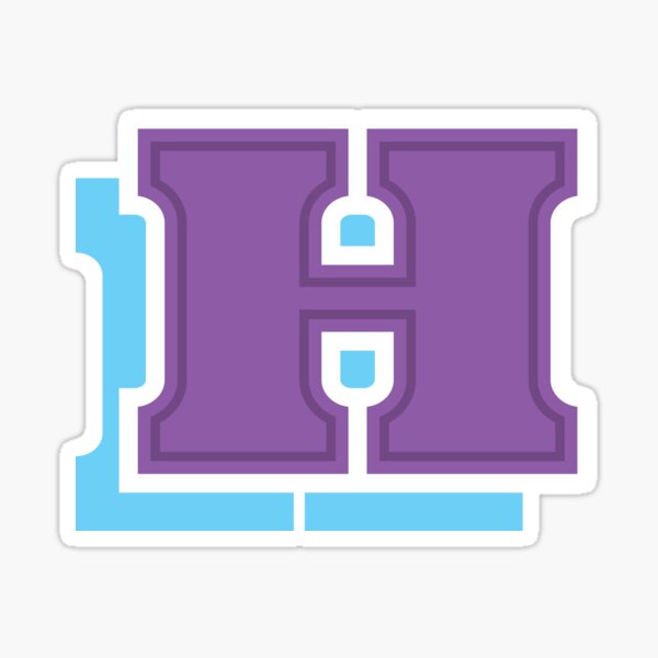 "Letter H - Street Art style typography. Monogram or initial." Sticker ...