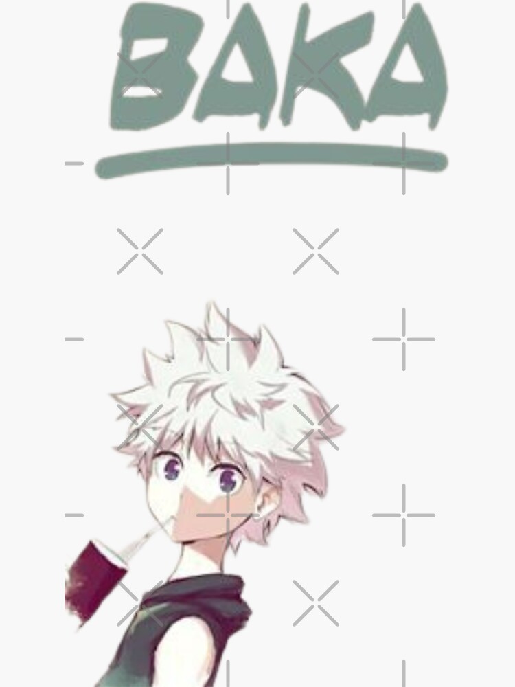 "anime Baka T-shirt" Sticker for Sale by DarknessKun | Redbubble