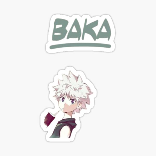 "anime Baka T-shirt" Sticker for Sale by DarknessKun | Redbubble