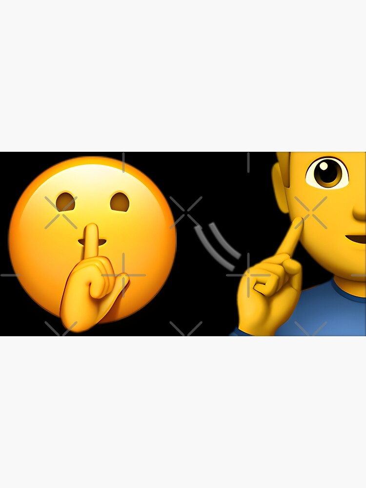 "Mewing Emoji Meme" Poster for Sale by JurenArt | Redbubble