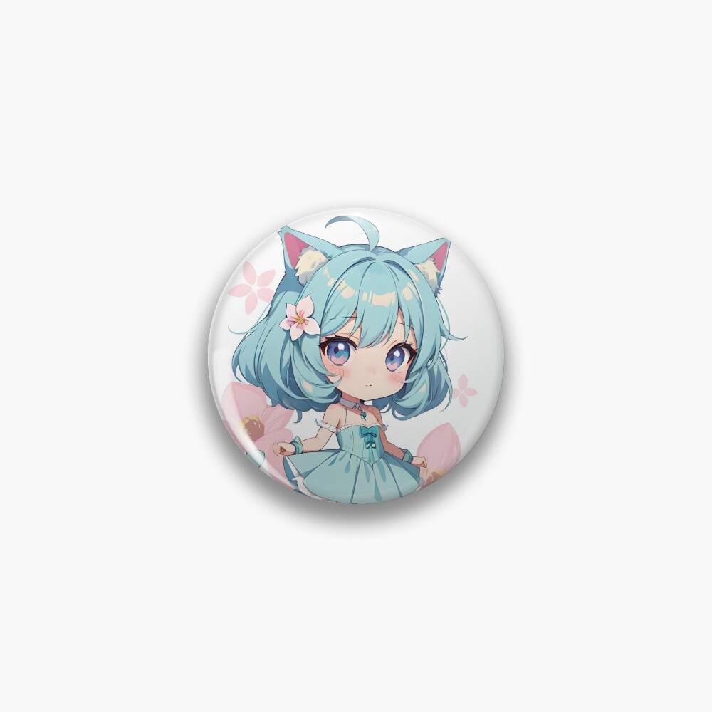 "Kawaii Pastel Chibi Anime Cat Girl" Sticker for Sale by NekoPixels ...