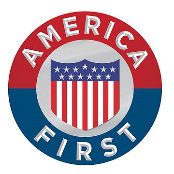"America First" Sticker for Sale by young-roshi | Redbubble