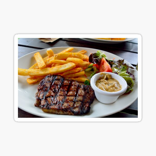 "Beef steak" Sticker by AlizadaStudios | Redbubble
