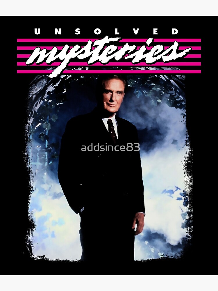 "Unsolved Mysteries - Robert Stack" Greeting Card for Sale by ...