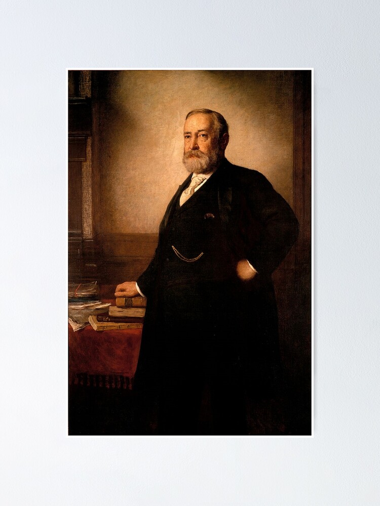 "The Official Presidential Portrait of Benjamin Harrison" Poster for ...