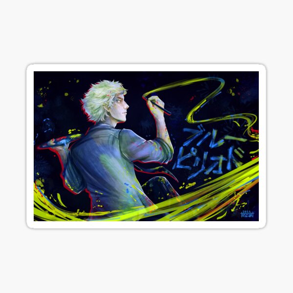 "Blue Period Fanart" Sticker for Sale by trixilustra | Redbubble