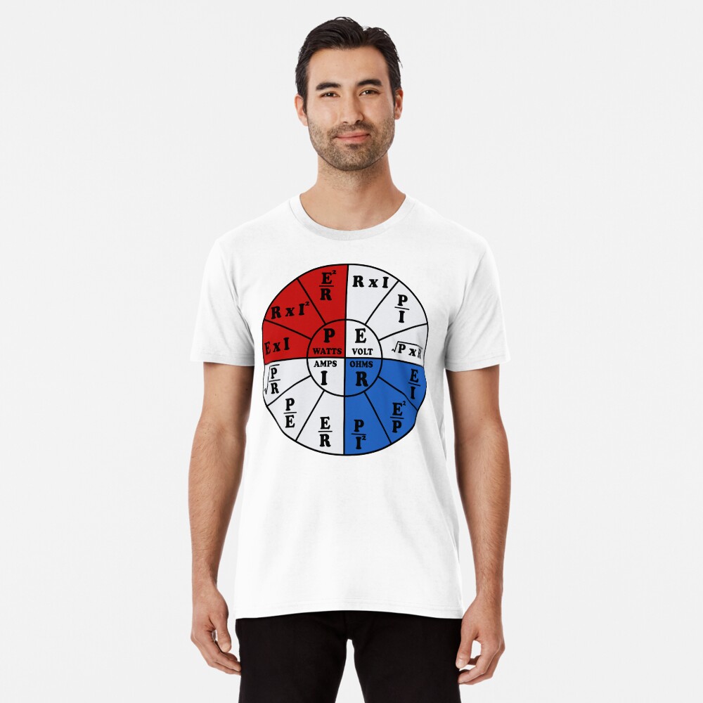 "Ohms Wheel Electrician Math formulas - Ohms Law" Sticker for Sale by ...