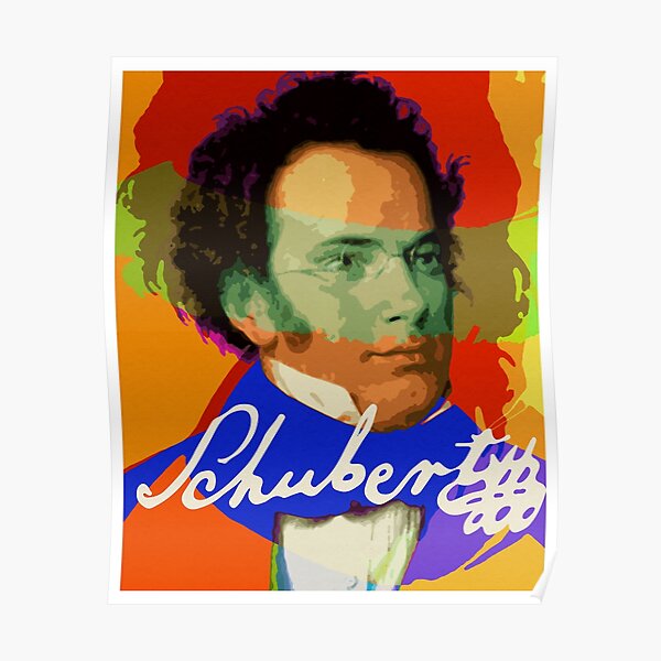 "Schubert" Poster by SUCHDESIGN | Redbubble