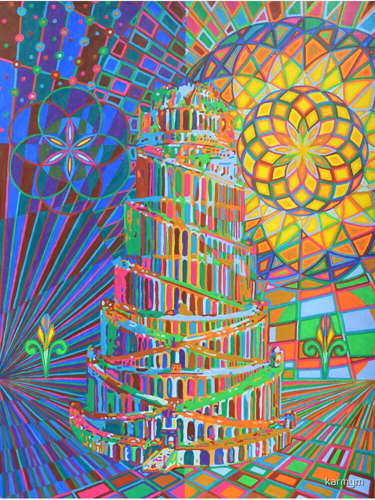 "Tower of Babel - 2013" Sticker for Sale by karmym | Redbubble