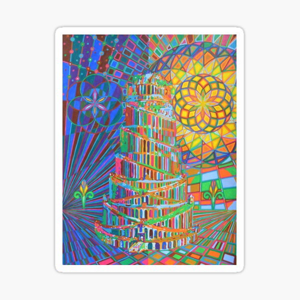 "Tower of Babel - 2013" Sticker for Sale by karmym | Redbubble