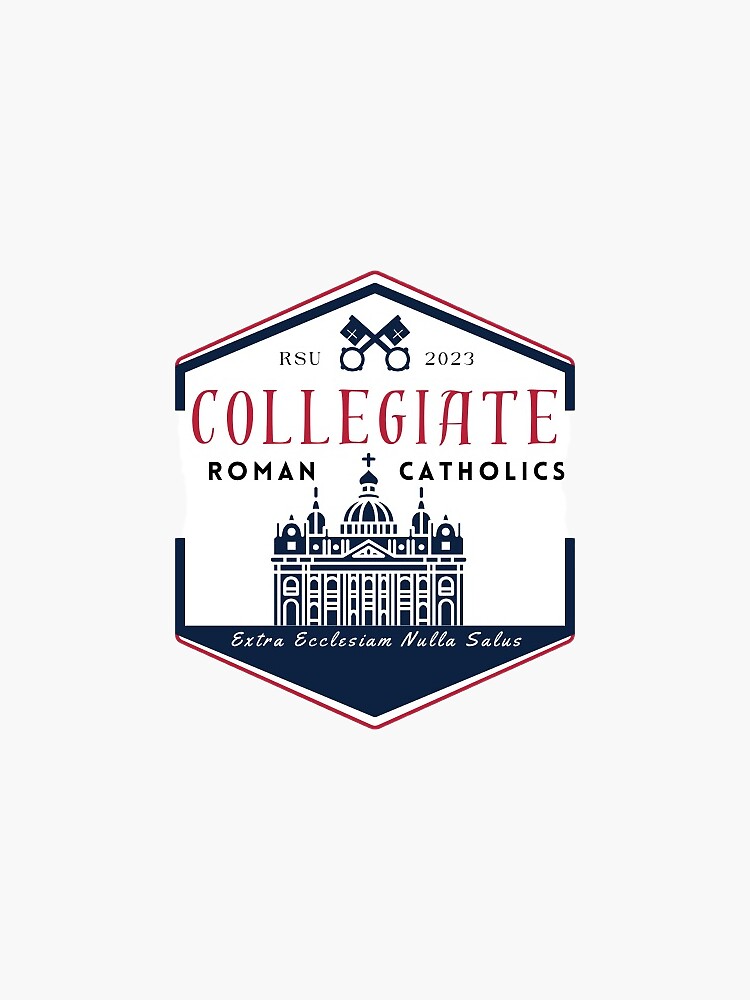 "RSU CRC Vatican Logo" Sticker for Sale by Chezney Thompson | Redbubble