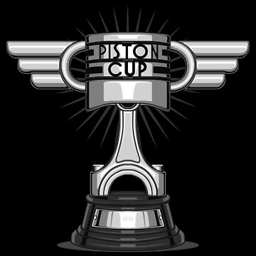 "Cars Piston Cup (Silver)" Sticker for Sale by JioojiProject | Redbubble