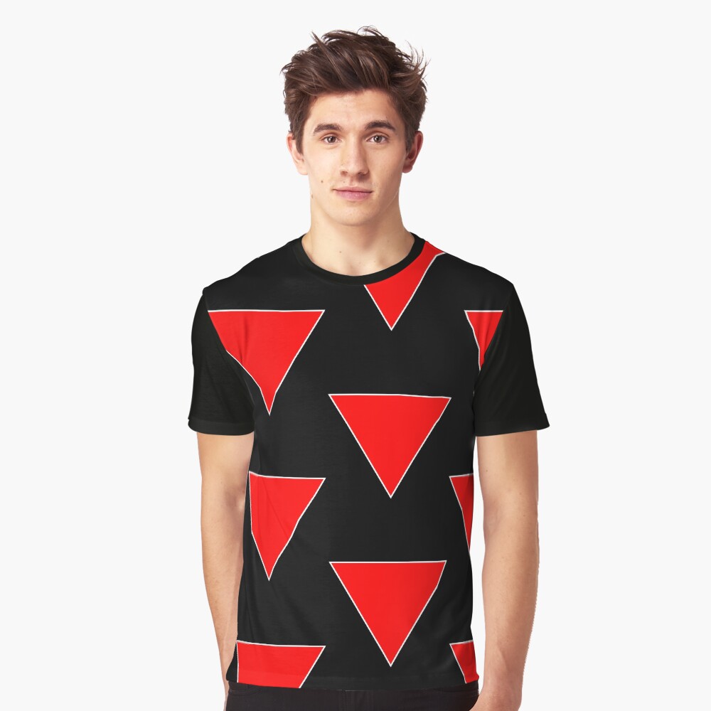 "Red triangle " Sticker for Sale by ZaynahJArt | Redbubble